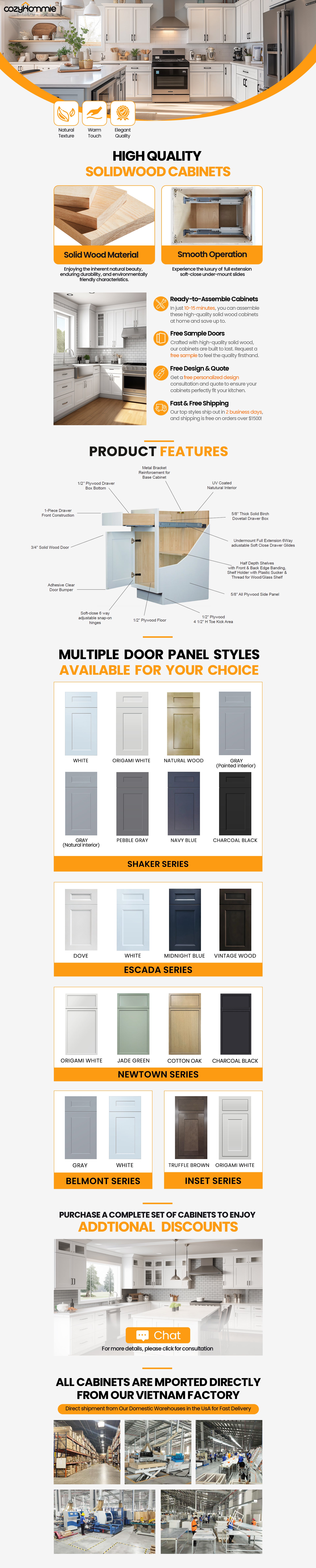 RTA Solid Wood Cabinet Inset Origami White Glass Door Wall Cabinets fo ...